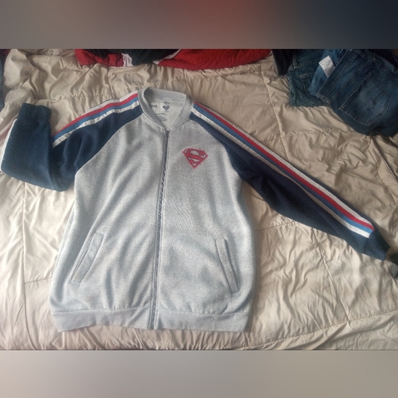 Six Flags | Jackets & Coats | Superman Jacket Size Xxl Brand New From ...